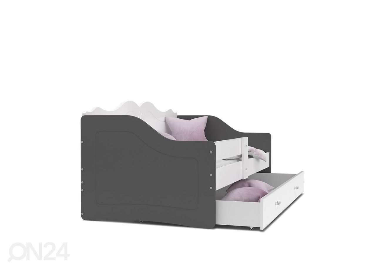 Lastevoodi komplekt 80x160 cm, valge/hall RF-347434 - ON24.ee ...