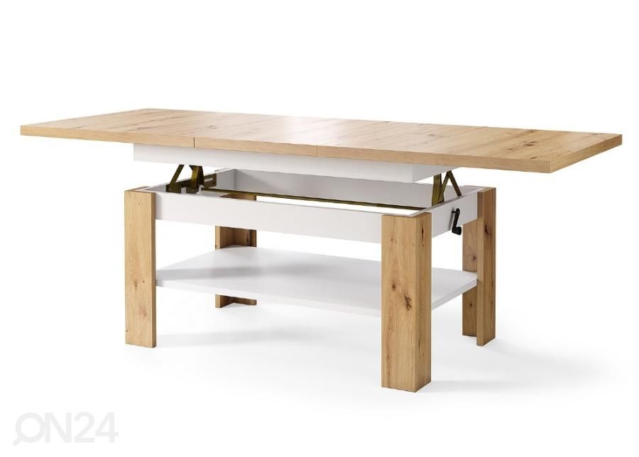 Reguleeritav diivanilaud 130-170x65 cm WS-463504 - ON24 Home & Living