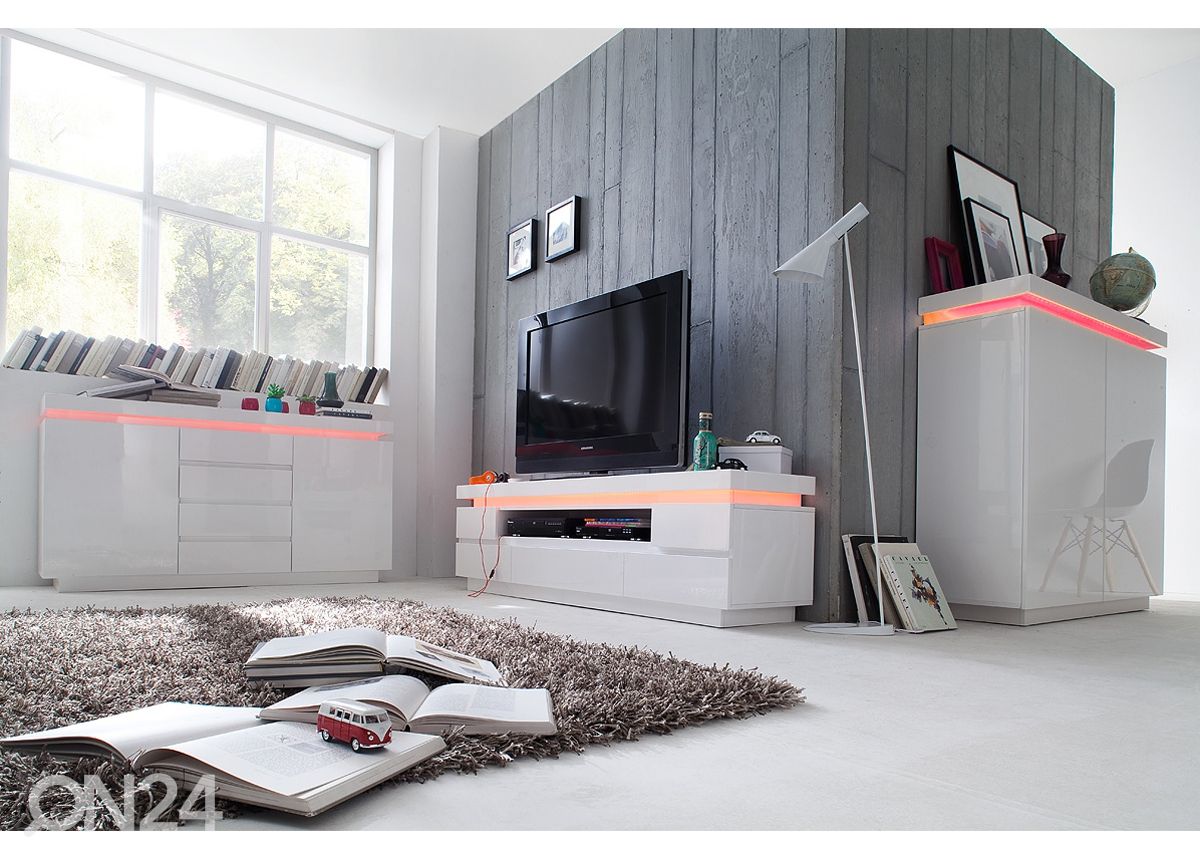 Valge Kummut LED valgustusega Ocean 48983WW8 CM-118174 - ON24 Home & Living