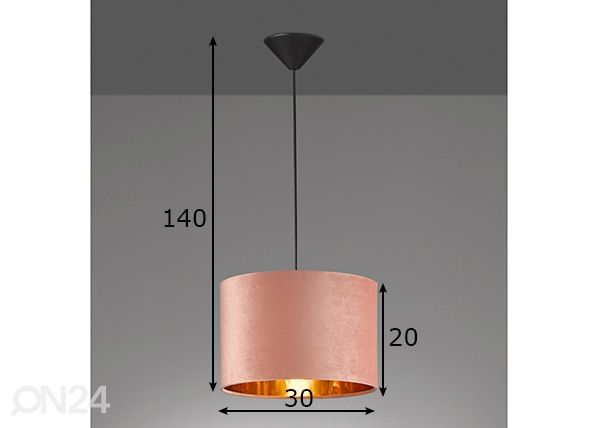 Laelamp Aura, roosa AA-302358 - ON24 Home & Living