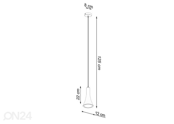 Laelamp Rea 1, betoon AA-476305 - ON24 Home & Living