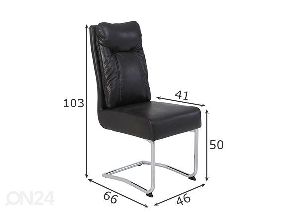 Pocketvedrustuse ja pehmendusega söögitoolid Brenda 2 tk HT-290312 ...