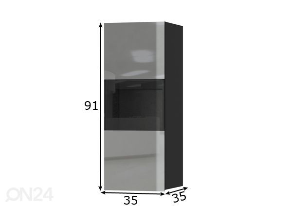 Seinavitriin, hall WS-378847 - ON24 Home & Living