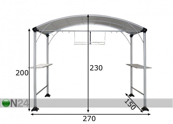 Varikatus Grill EV-75528 - ON24.ee Sisustuskaubamaja