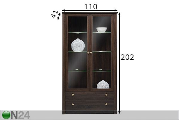Vitriinkapp TF-135593 - ON24.ee Sisustuskaubamaja