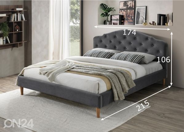 Voodi 160x200 cm WS-440317 - ON24.ee Sisustuskaubamaja