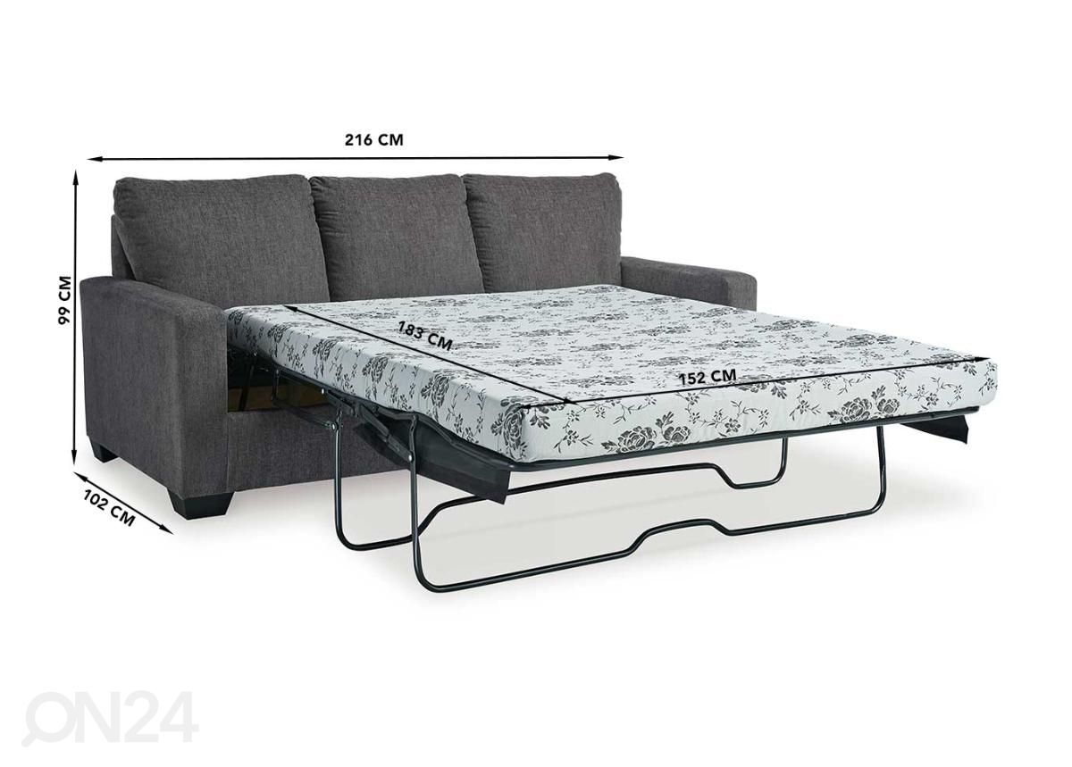 Diivanvoodi 216 cm BM-480260 - ON24 Home & Living