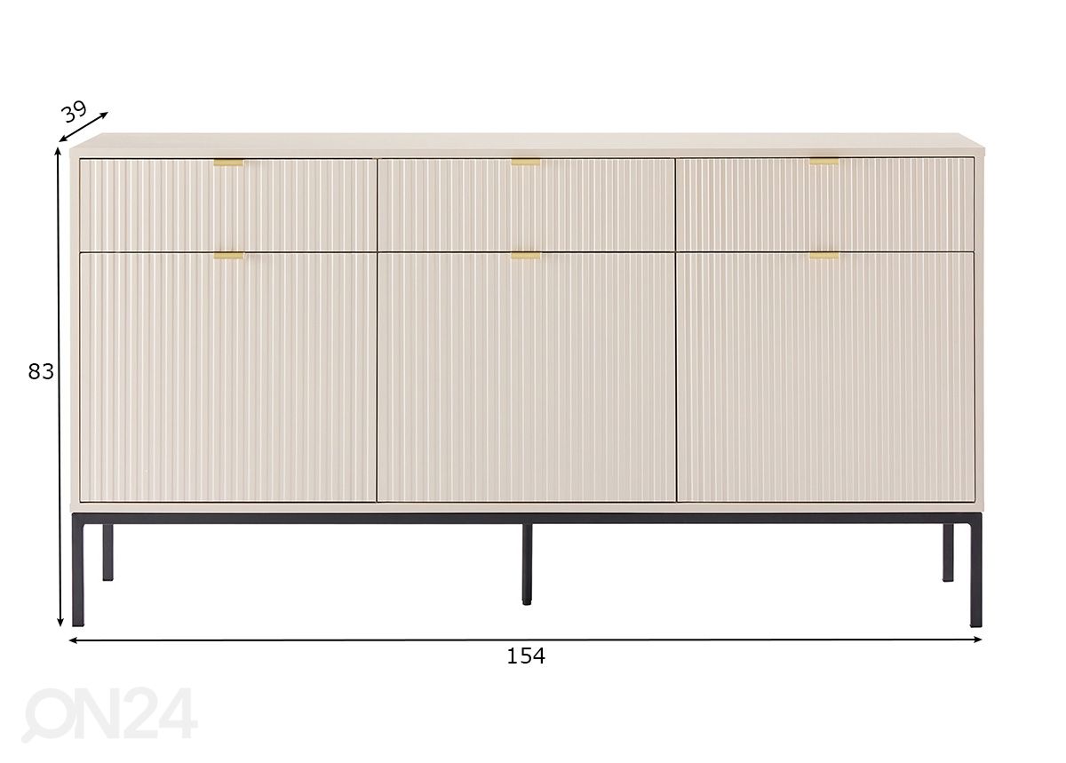 Kummut 154 cm RU-480081 - ON24.ee Sisustuskaubamaja