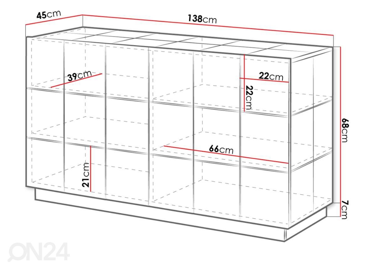 Kummut + LED MN-405684 - ON24 Home & Living