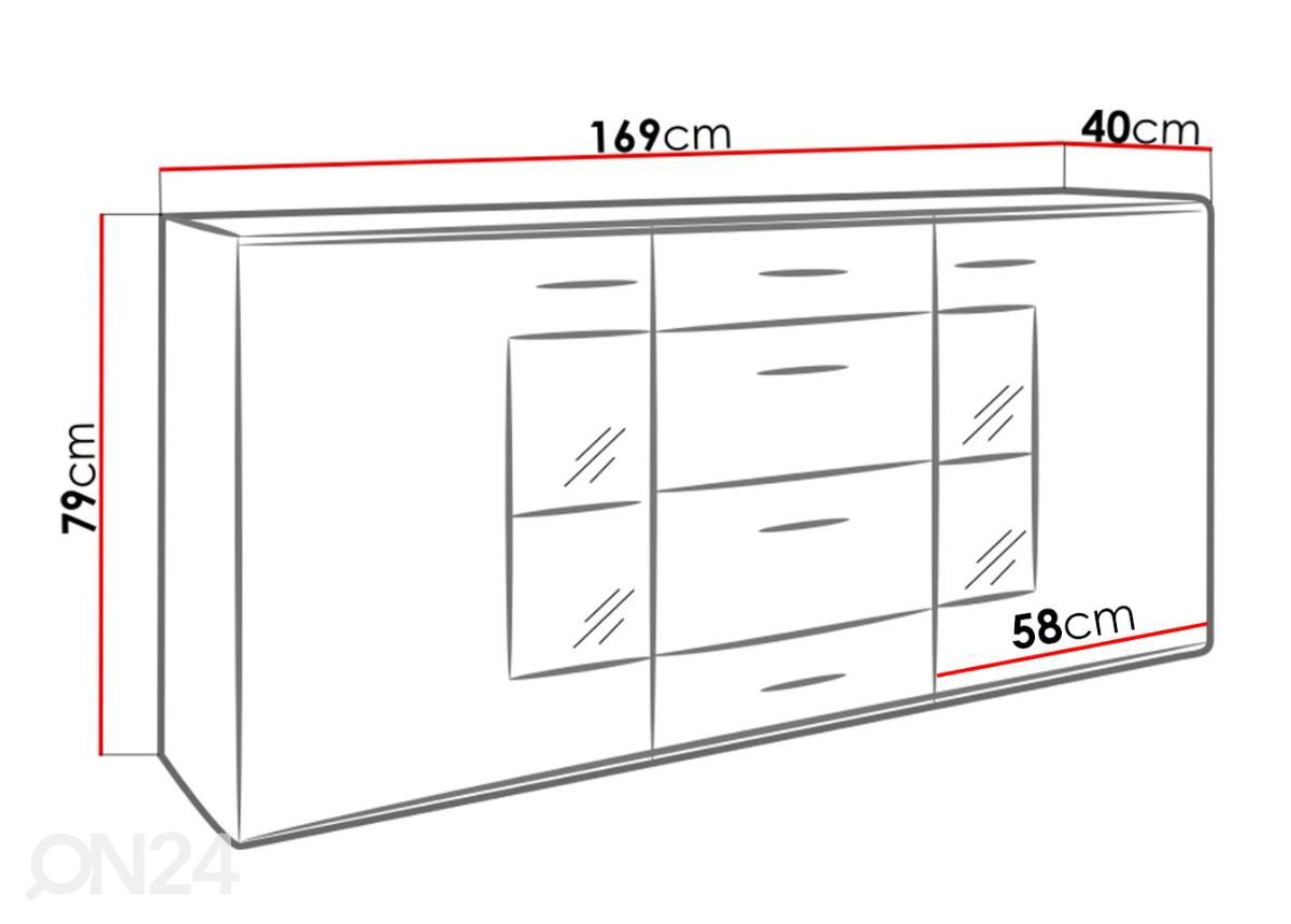 Kummut + LED MN-406758 - ON24 Home & Living