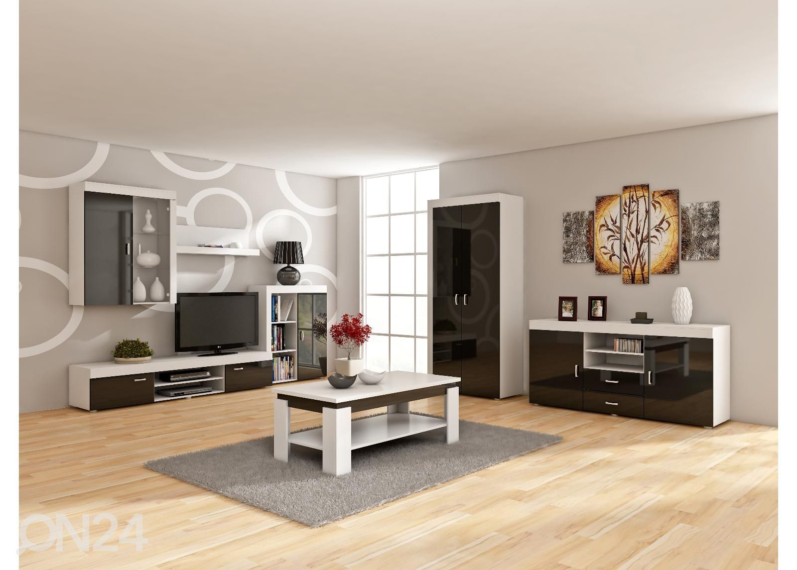 Vitriinkapp 90 cm DK-468035 - ON24.ee Sisustuskaubamaja