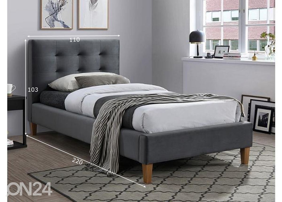 Voodi 90x200 cm WS-478435 - ON24.ee Sisustuskaubamaja