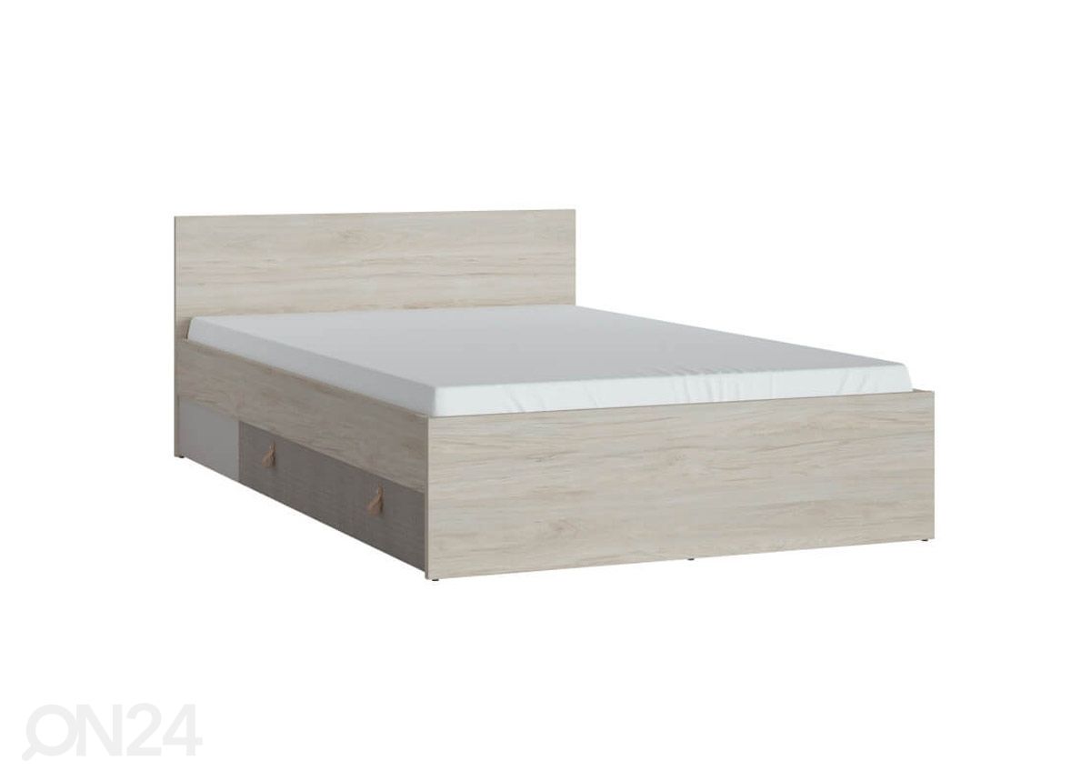 Voodi Denim 120x200 cm + voodikast AQ-473098 - ON24 Home & Living